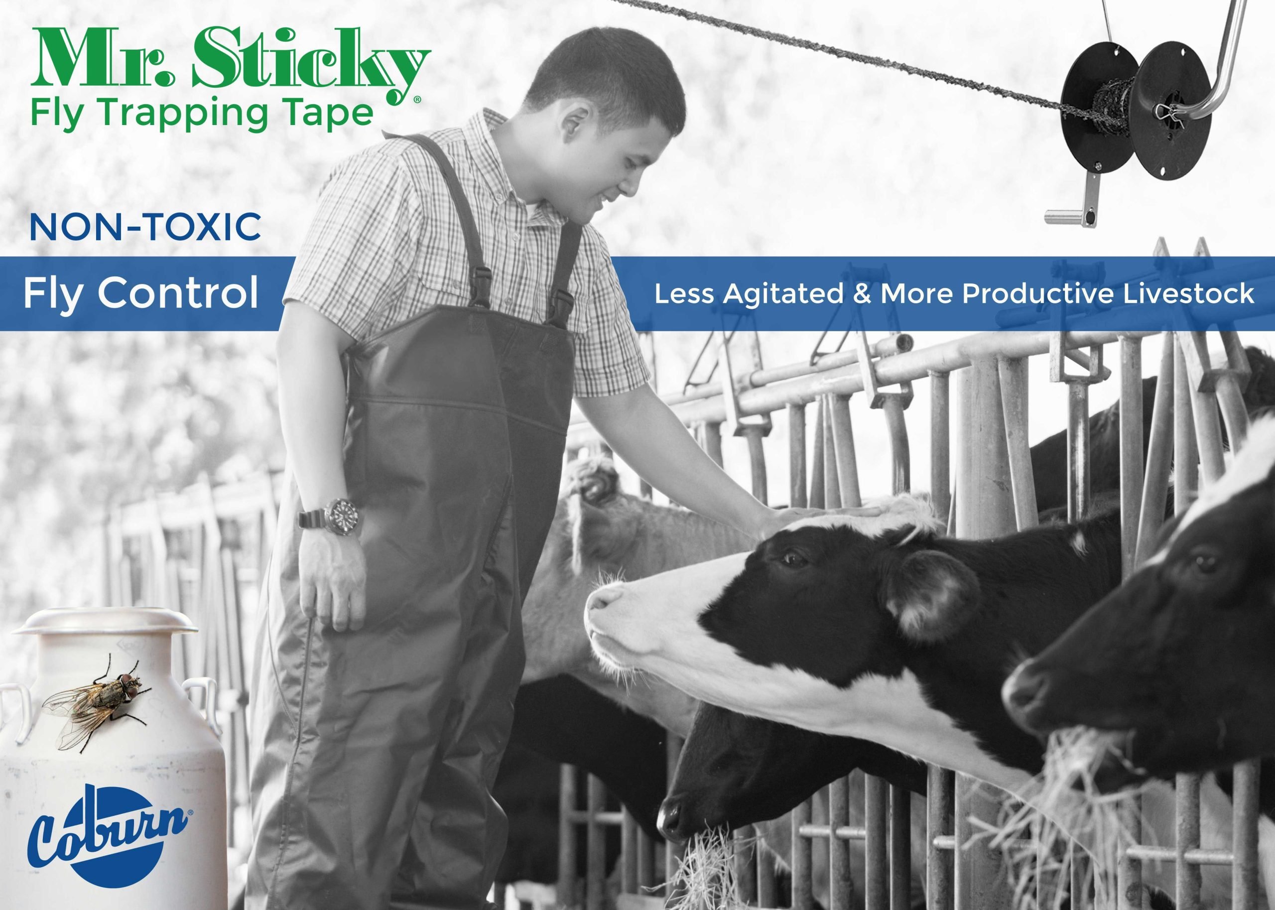 Mr. Sticky – Non-Toxic Fly Control for Farms and Anywhere Flies are a ...